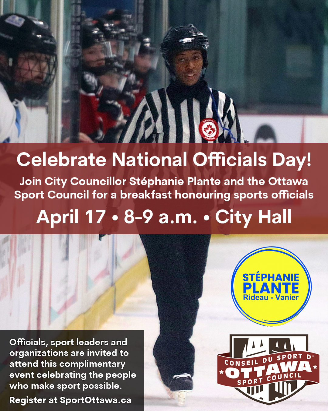 Celebrate National Sport Officials Day Friday, April 17th – Sport Ottawa